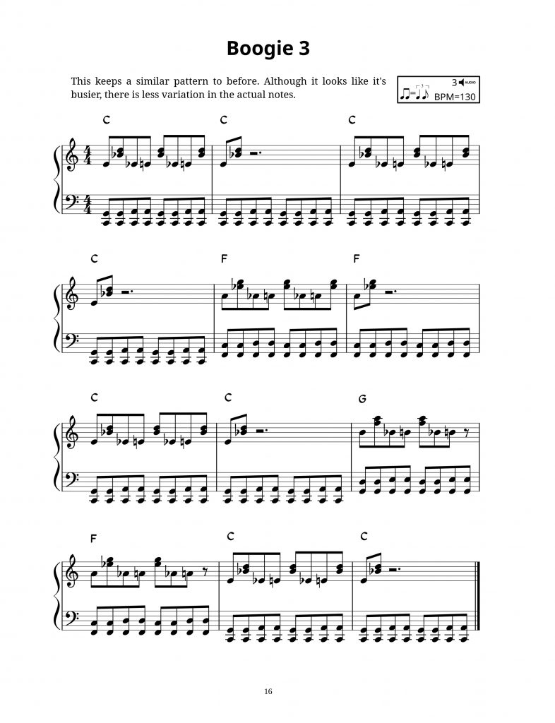 Easy Boogie Woogie – Volume Two – Music Book Shop